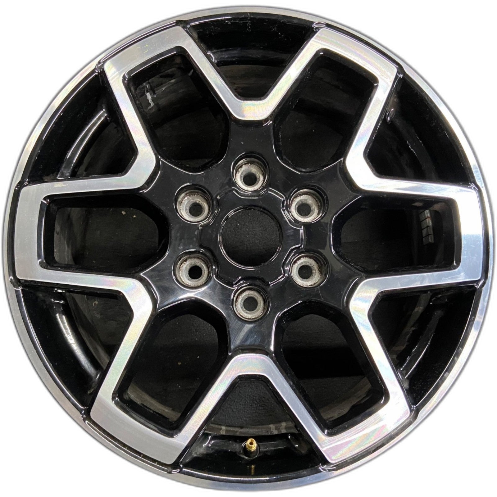 Ford MACHINED BLACK BRONCO OEM Wheel 2021-2024 18x7.5 Inch M2DC1007T1A ...