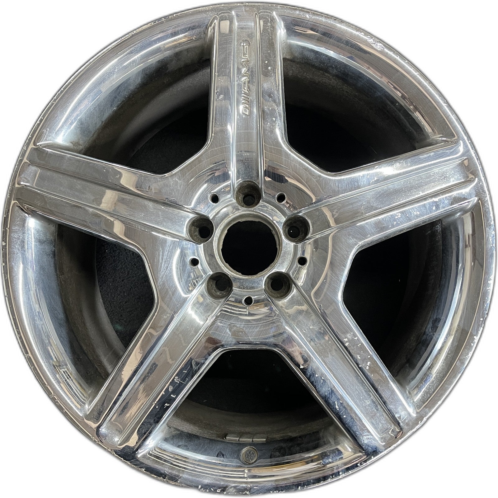 REAR Mercedes-Benz CHROME S-CLASS OEM Wheel 2007 221 S550 19x9.5 Inch 5 ...