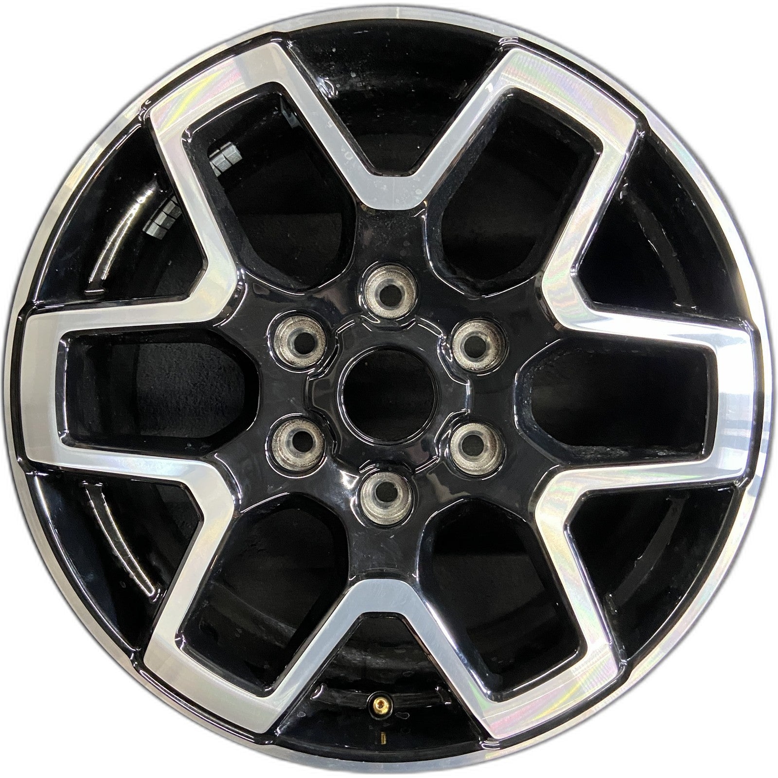 Ford MACHINED BLACK BRONCO OEM Wheel 2021-2024 18x7.5 Inch M2DC1007T1A ...