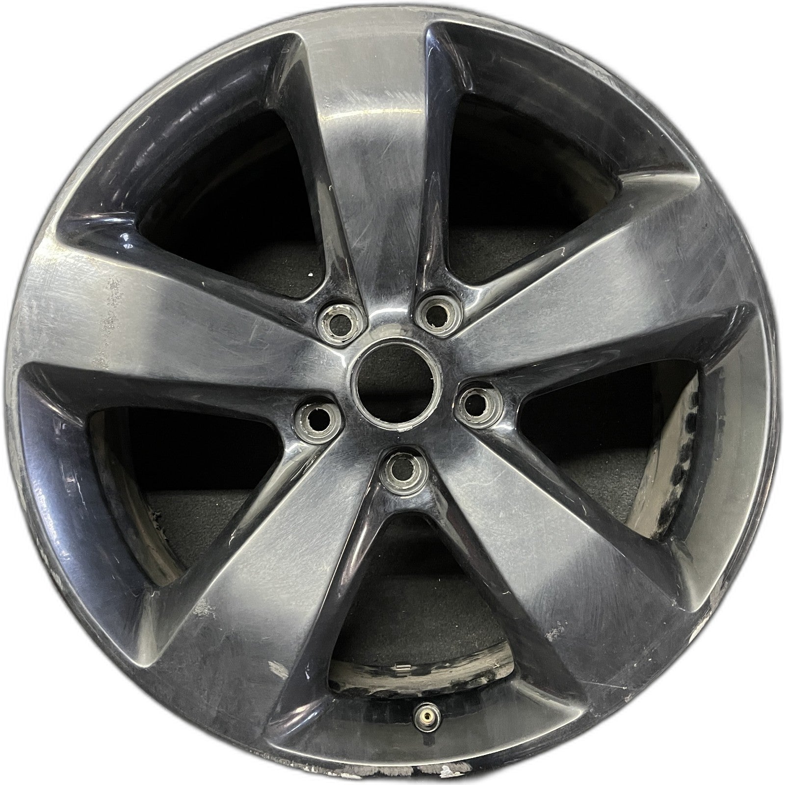 Jeep BLACK GRAND CHEROKEE OEM Wheel 2014-2016 20x8 1WQ09DX8AB 5 spoke ...