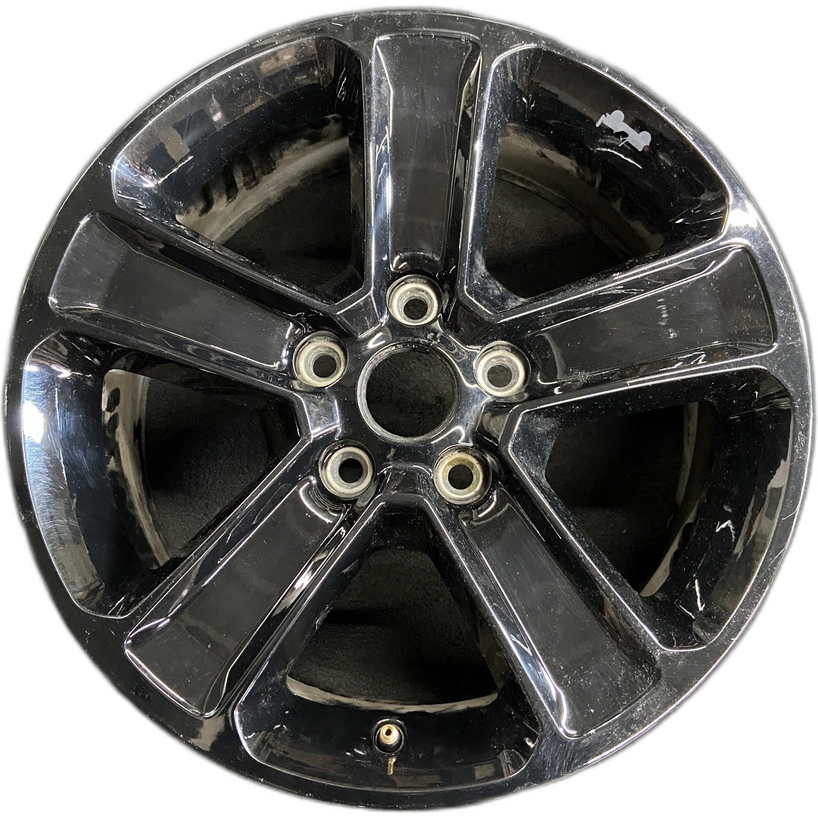 Jeep BLACK WRANGLER OEM Wheel 2019-2023 18x7.5 Inch 6BZ41DX8AA 5 spoke ...